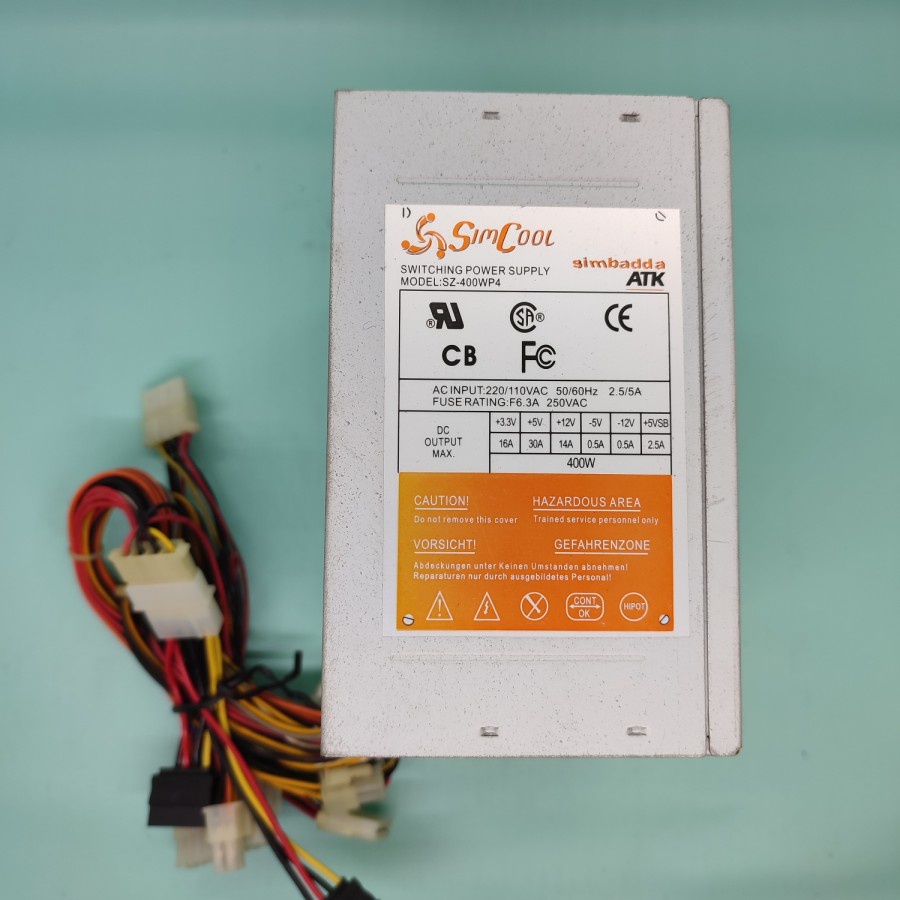 Jual PSU SIMBADDA SIMCOOL SZ-400WP5 400 WATT | Shopee Indonesia