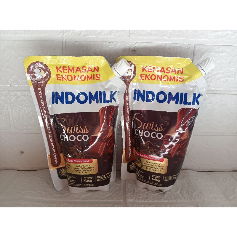 Jual Indomilk Pouch Swiss Choco 545Gram | Shopee Indonesia