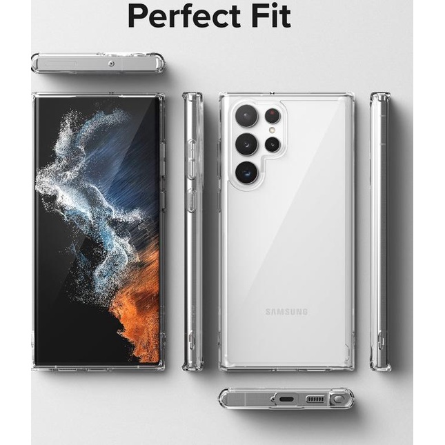 Jual Case Samsung Galaxy S22 Ultra Plus S22 5G RINGKE Fusion Clear ...