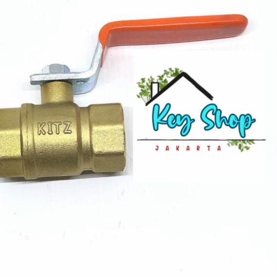 Jual Ball Valve KITZ Kuningan/bras 3/4"Inch | Shopee Indonesia