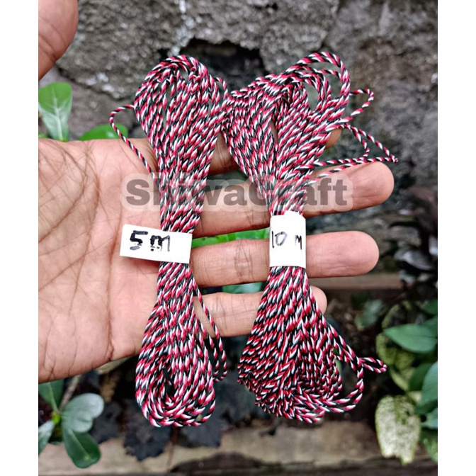 Jual tali tridatu meteran halus lembut | bahan gelang kalung tali ...
