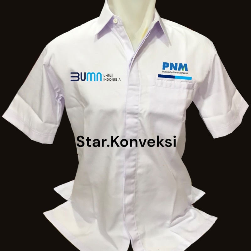 Jual Seragam Dinas Kerja Kemeja PDH Baju BUMN Untuk Indonesia BUMN PNM ...