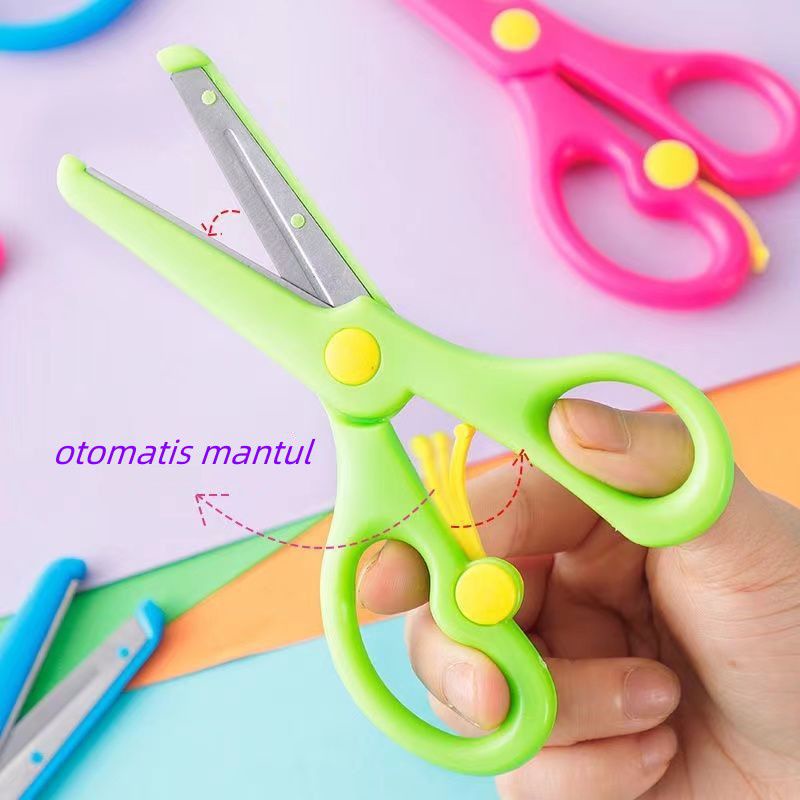 Jual Gunting Anak Ergonomis (gunting anak aman ujung tumpul) - gunting ...