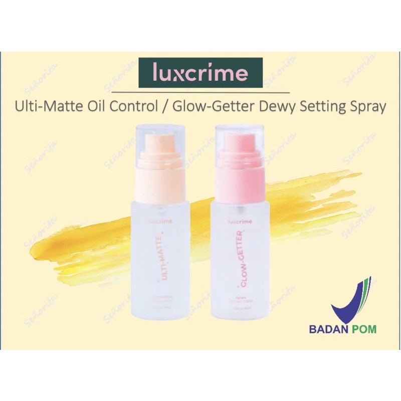 Jual LUXCRIME SETTING SPRAY 50ML | Shopee Indonesia