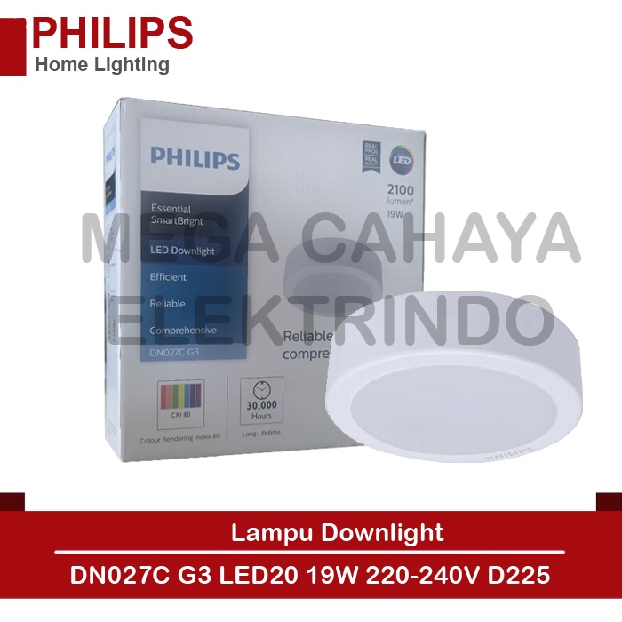 Jual PHILIPS Downlight DN027C LED20 G3 19W | Shopee Indonesia