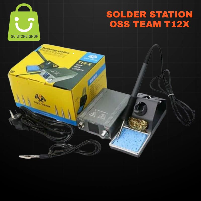Jual SOLDER STATION T12X OSS TEAM T12XPLUS ORIGINAL | Shopee Indonesia