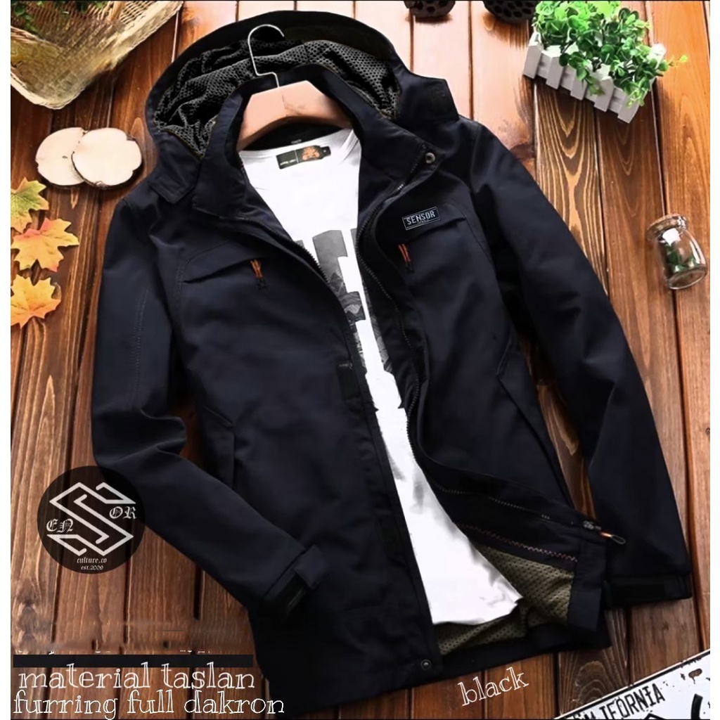 Jual Jaket Hoodie Pria Tahan Air dan Tahan Angin SS ORIGINAL | Shopee ...
