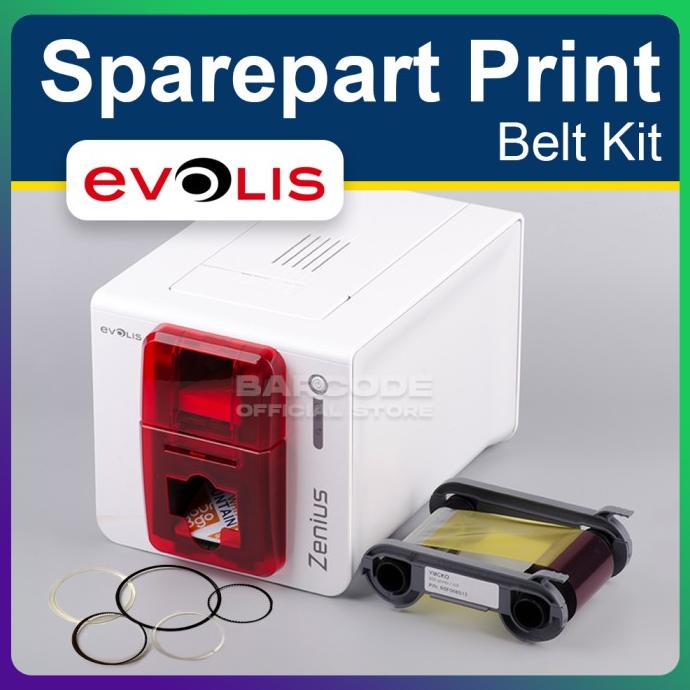Jual BELT KIT TRANSPORT ID CARD PRINTER EVOLIS ZENIUS PRIMACY ORIGINAL | Shopee Indonesia