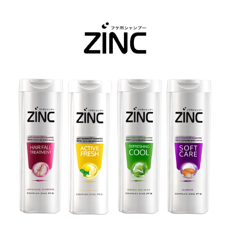 Jual ZINC SHAMPOO THEATMENT 170 ML KEMASAN BOTOL SEDANG ZINC 170ML ...