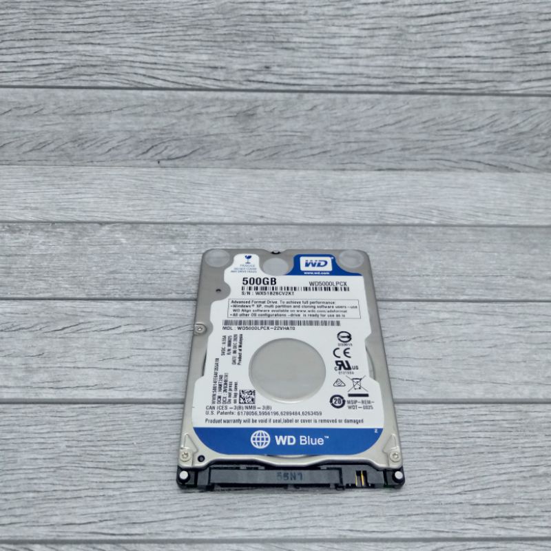 Jual HARDISK LAPTOP 500GB WD SLIM 2,5 ORI - HDD 500GB BARU 0 DAY ...