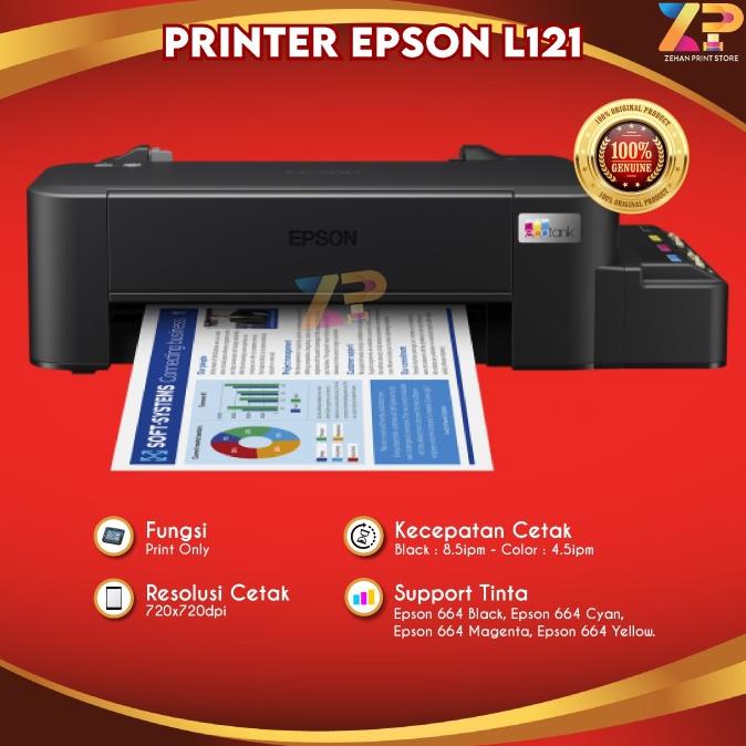 Jual Printer Epson EcoTank L121 Print Only Garansi Resmi New A4 | Shopee Indonesia