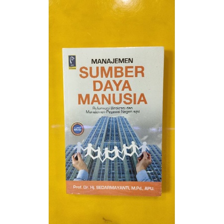 Jual manajemen sumber daya manusia edisi revisi prof dr hj sedarmayanti | Shopee Indonesia