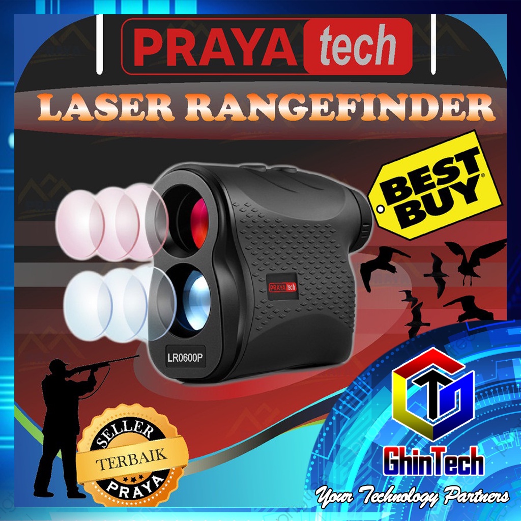 Jual Rangefinder Teleskop Laser Range Finder ukur jarak 500 m 600 m 600 meter golf berburu ...