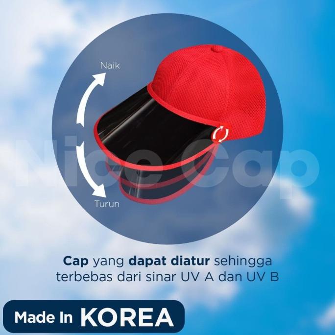 Jual Topi Anti Panas Pelindung Wajah Sinar Uv Nice Cap Import | Shopee ...