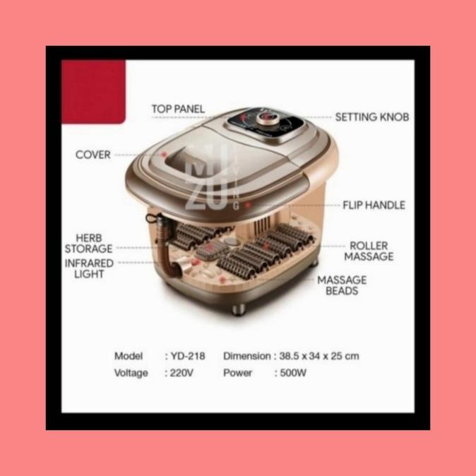 Jual Mesin Rendam Pijat Kaki Foot Spa Massager Infrared ASHI ONSEN SPA ...