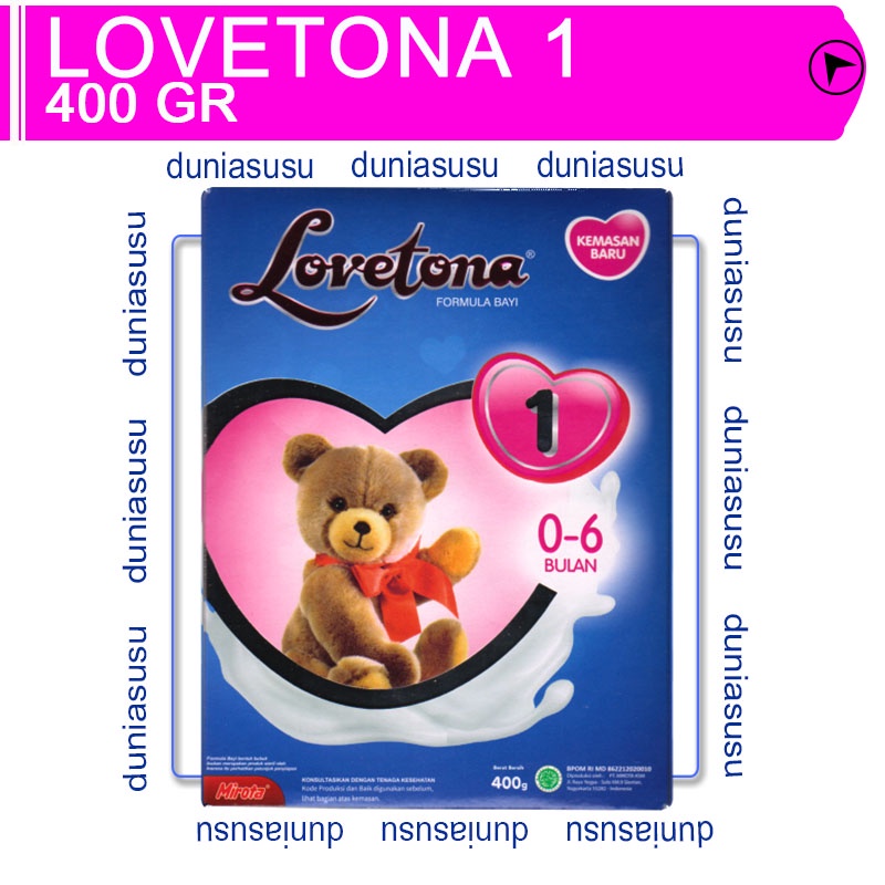 Jual SUSU FORMULA LOVETONA 1 BAYI USIA 0-6 BULAN | Shopee Indonesia