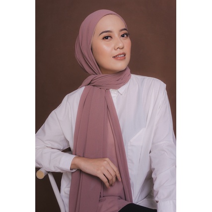 Jual Pashmina Turki Instant Brownstone ( inner included ) | Shopee ...