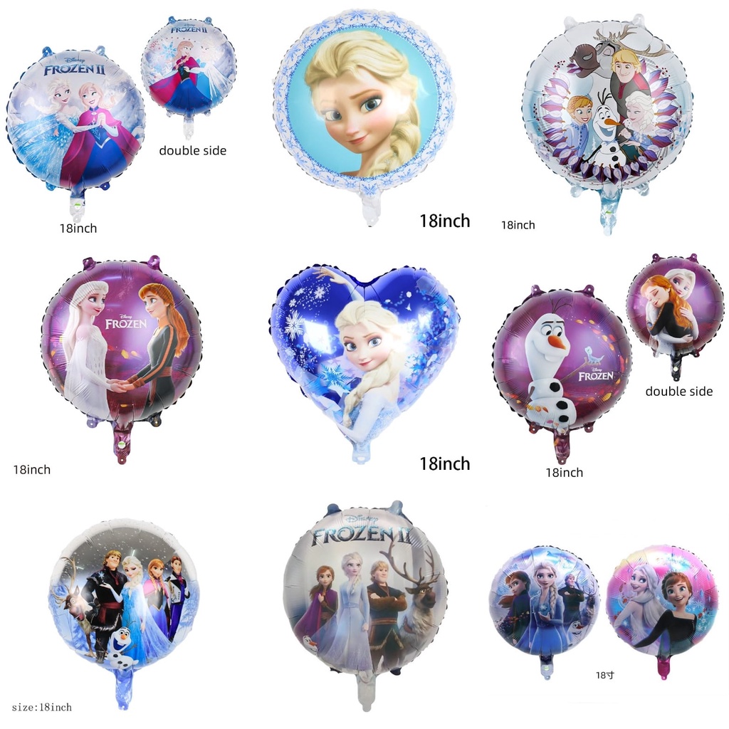 Jual Balon Foil Frozen II / 2 Bulat Elsa Anna Lead with Courage ...