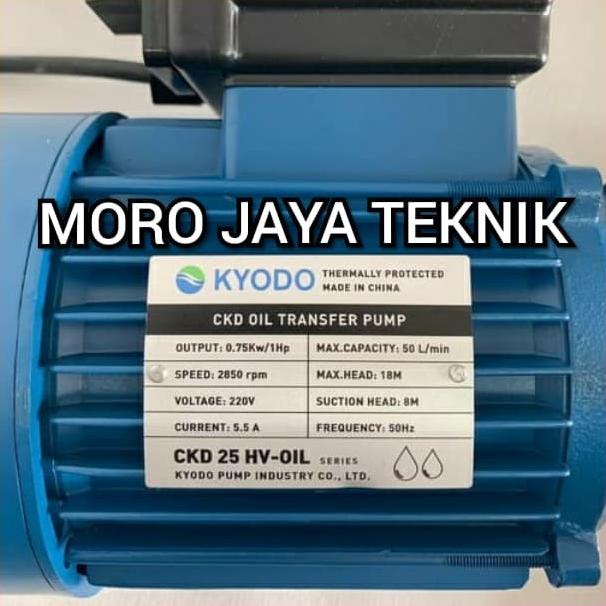 Jual Pompa Cairan Kental Oli Minyak Solar Kyodo Ckd-25 Hv-Oil Transfer Pump | Shopee Indonesia