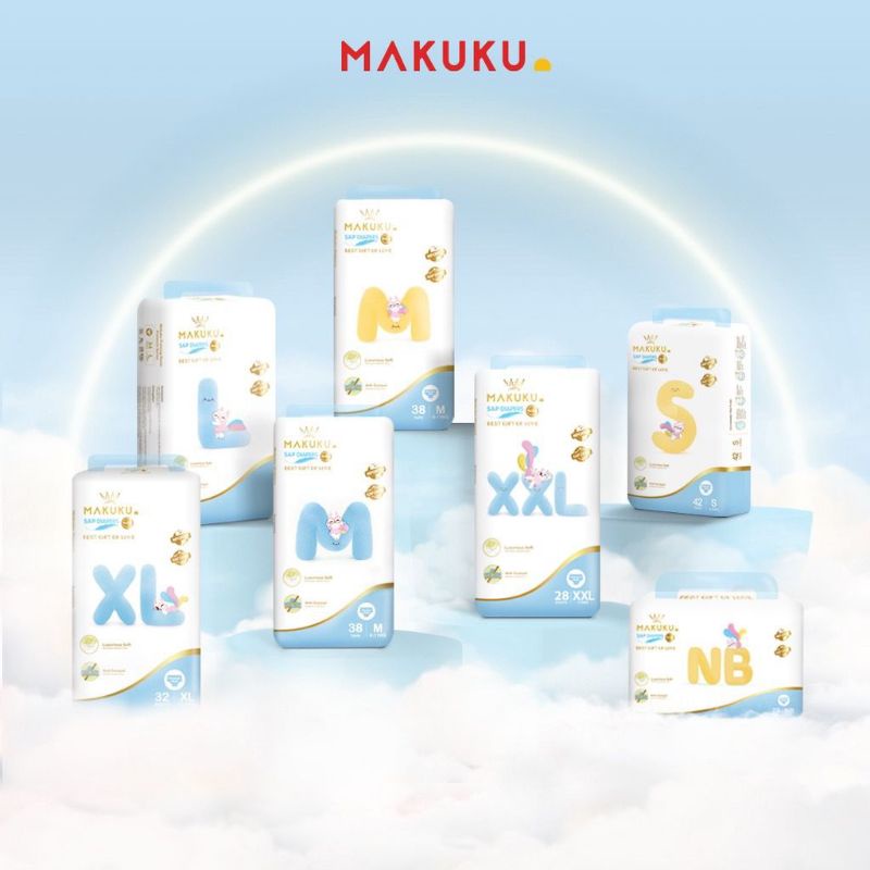 Jual Makuku SAP Diapers Procare Popok Premium/NB 28/S 42/M 36/L34/Xl 32 ...