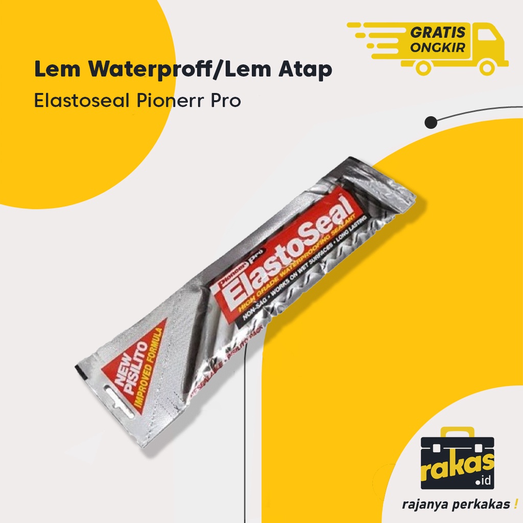 Jual Lem Waterproff / Lem Atap ElastoSeal Pioneer Pro Berkualitas | Shopee Indonesia