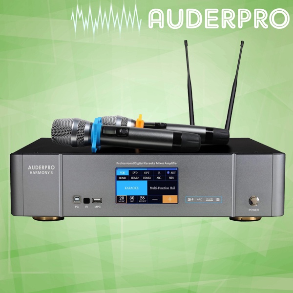 Jual DIGITAL MIXER AMPLIFIER KARAOKE AUDERPRO HARMONY 3 + AP-929WM-HH ...