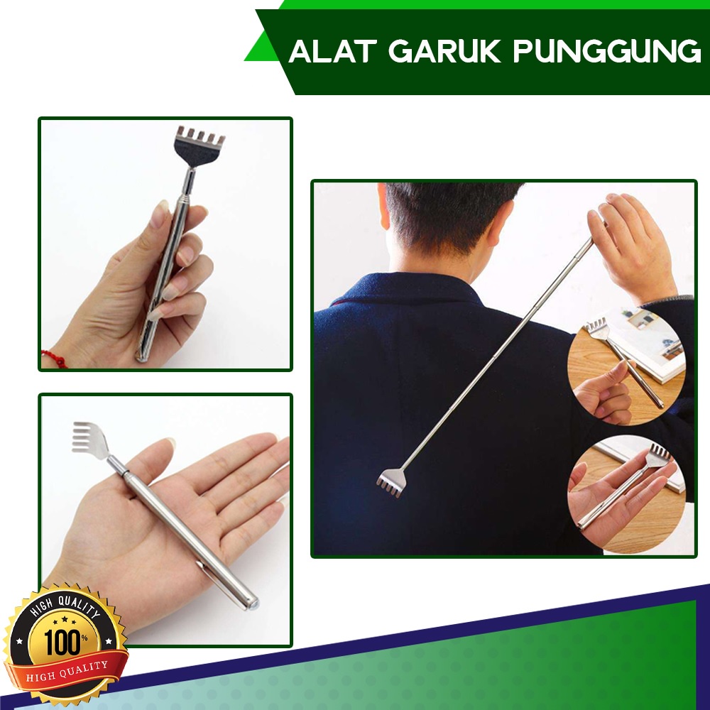 Jual Alat Garuk Punggung Stainless Steel | Shopee Indonesia