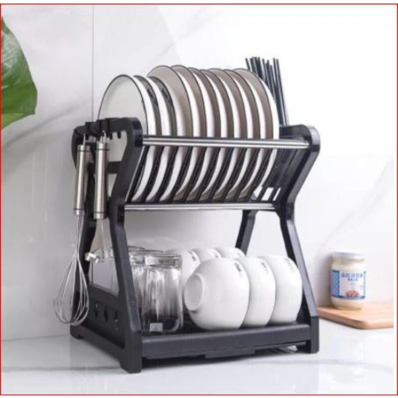 Jual Rak piring 2 susun plastik | Shopee Indonesia