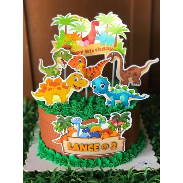 Jual Topper birthday cake Dino | Shopee Indonesia
