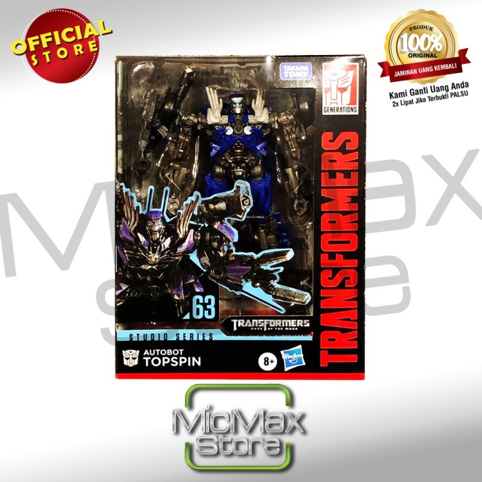 Jual Transformers Studio Series 63 Deluxe Class Autobot Topspin Figure ...