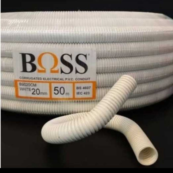 Jual Pipa Pvc Flexible Boss 20Mm @ 50 Meter Untuk Pipa Conduit 20Mm ...