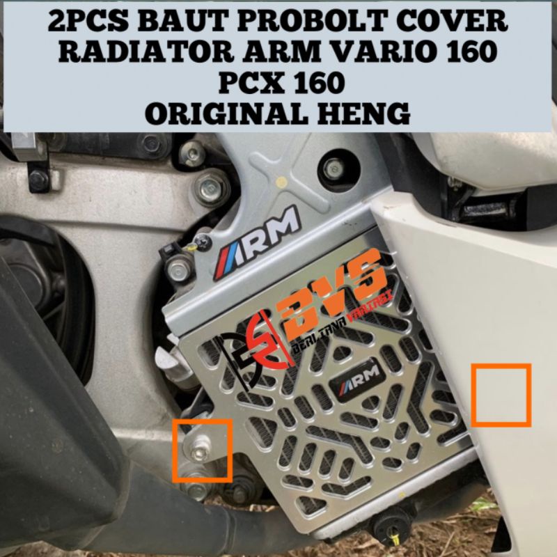 Jual SET BAUT PROBOLT COVER RADIATOR VARIO 160 PCX 160 ORIGINAL HENG ...
