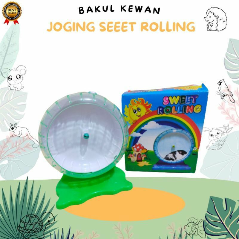 Jual KINCIR ROLLING HAMSTER NO.2 - Mainan Olahraga Jogging Wheel Lari ...