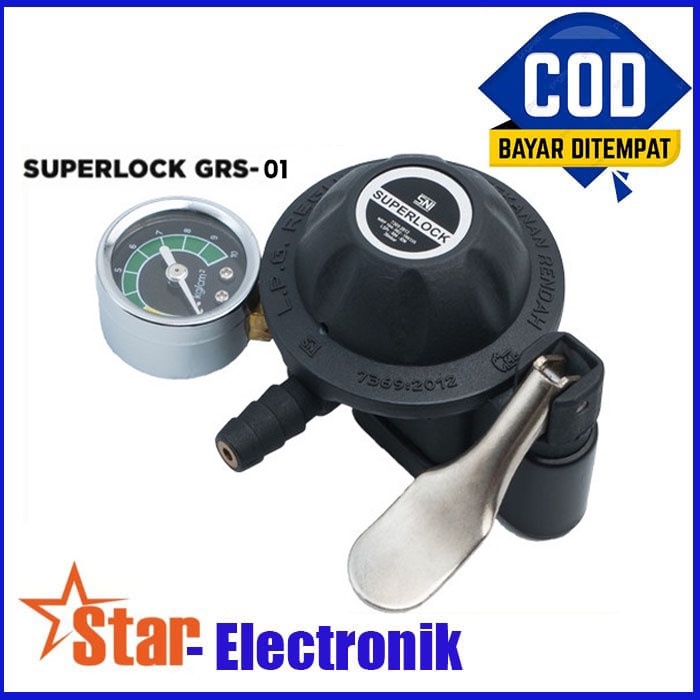 Jual Regulator Gas SUPERLOCK Gascomp GRS-01 - 100% ORIGINAL | Shopee ...