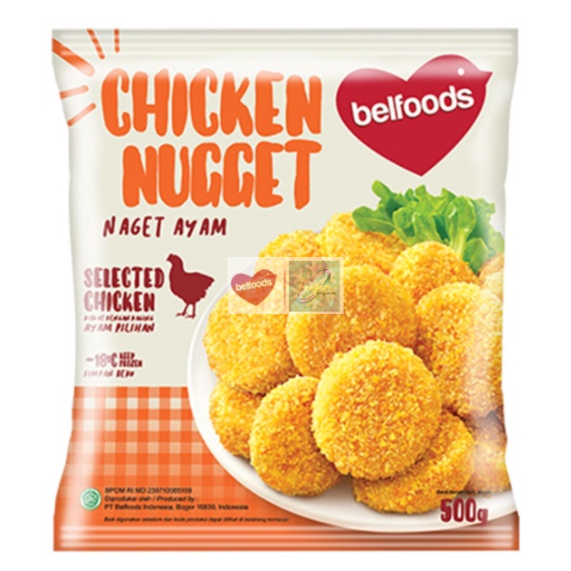 Jual BELFOODS Chicken Nugget/Naget Ayam 500gr | Shopee Indonesia