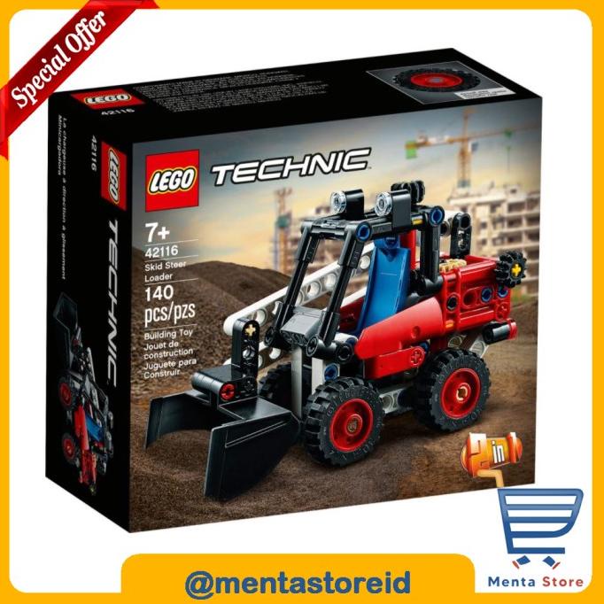 Jual LEGO Technic 42116 Skid Steer Loader Gift for Kids Construction ...