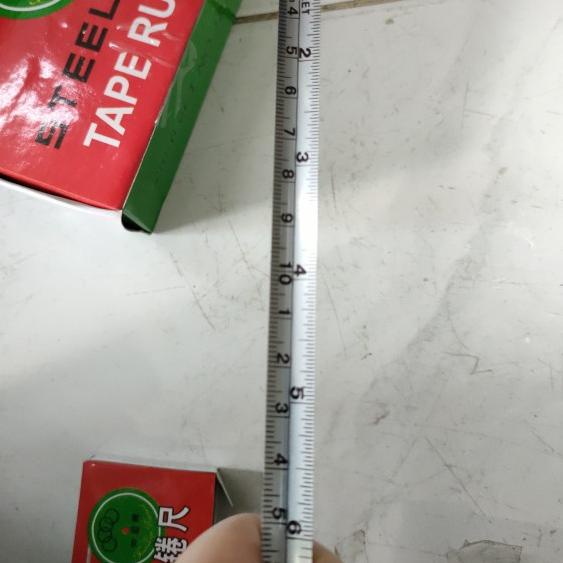 Jual meteran stainless bulat / meteran jengkol 2 meter (isi 12pcs ...