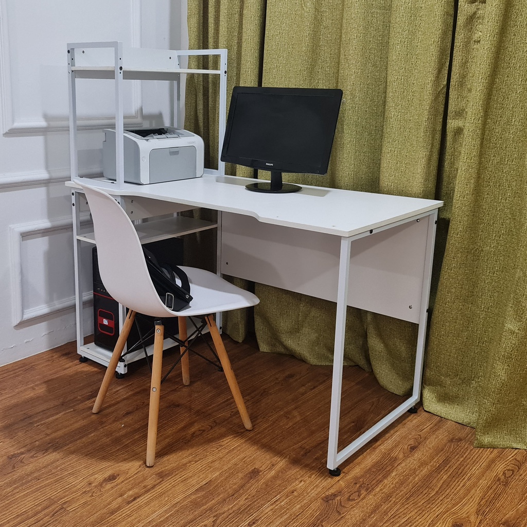 Jual MEJA KOMPUTER MEJA KERJA MEJA KAKI BESI MEJA PUTIH MEJA MINIMALIS ...