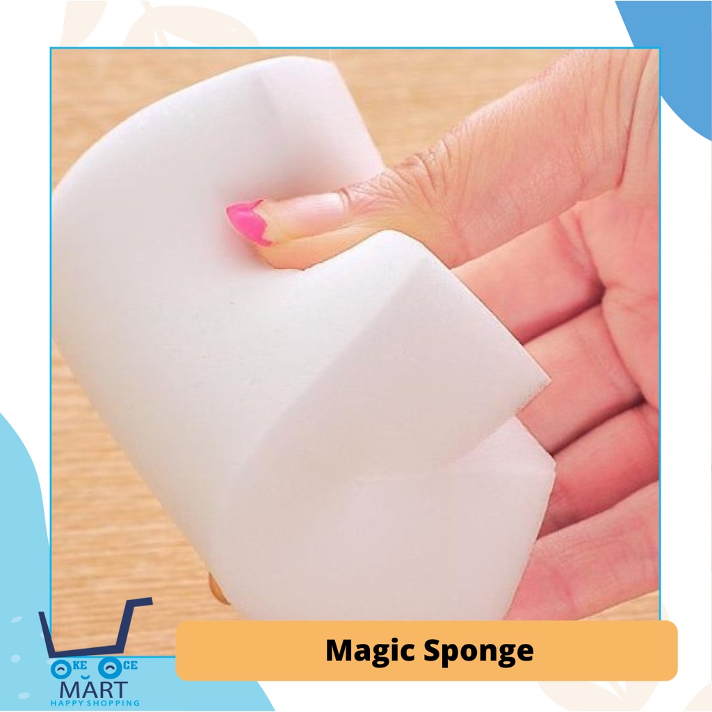 Jual [ 00009 ] Magic Sponge / Spons Magic penghilang noda / Busa Ajaib ...