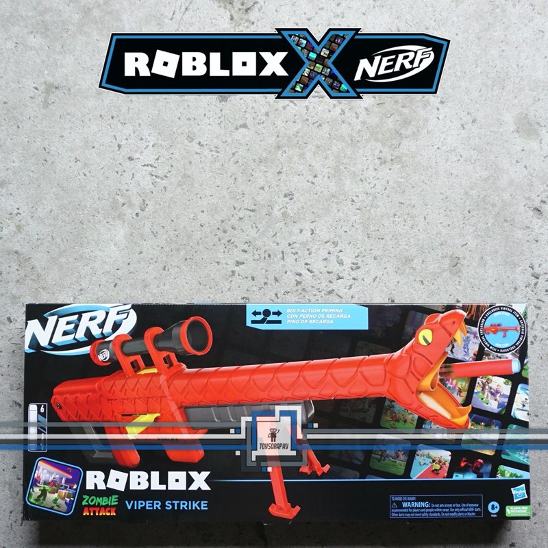 Jual Nerf Roblox Zombie Attack Viper Strike Dart Blaster Sniper Echo ...