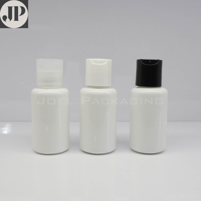 Jual BOTOL TUBULAR 60 ML PUTIH PRESSTOP DISCTOP 60 ML CLEAR PET - Putih ...