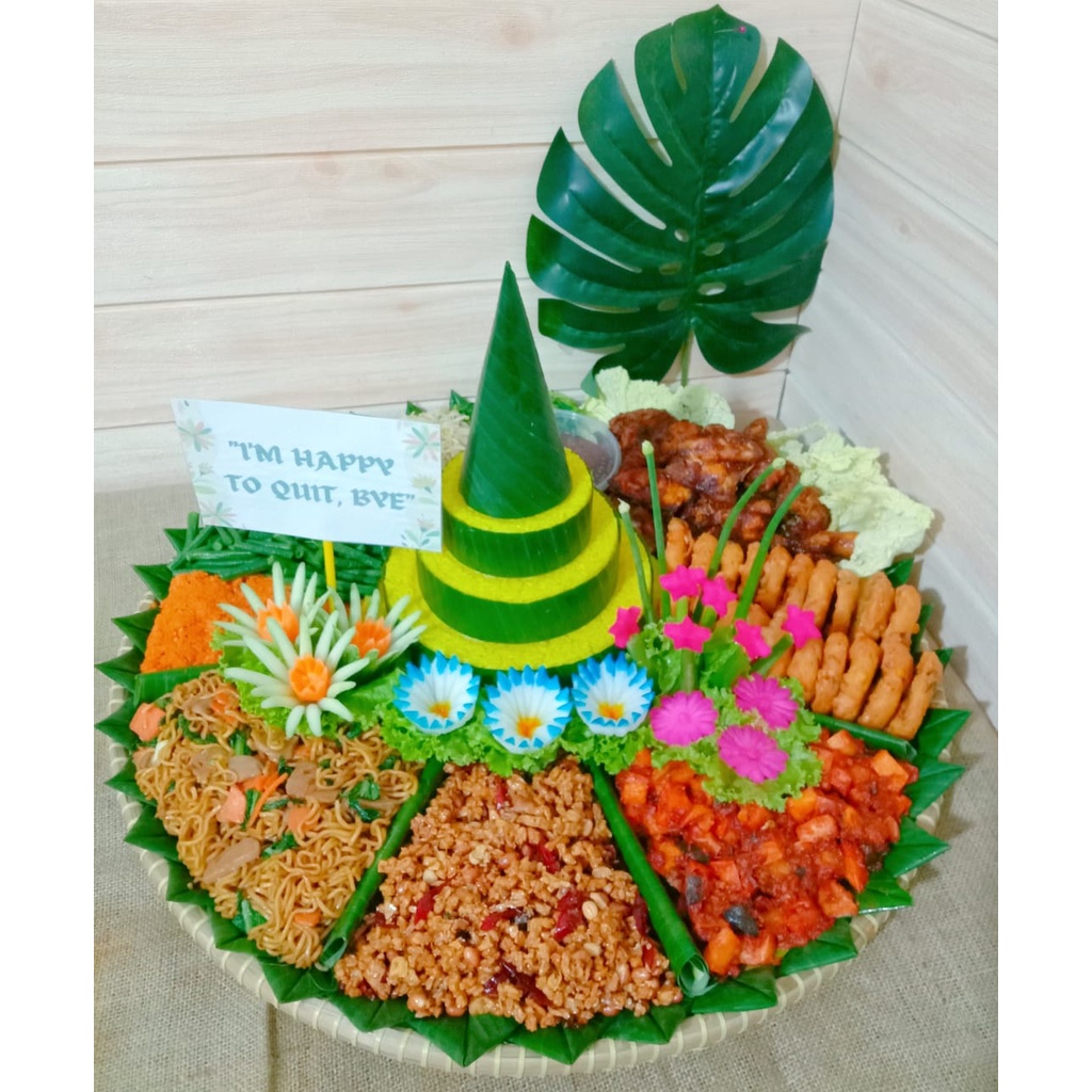 Jual Tumpeng Nasi Kuning / Ijo / Ungu / Uduk / Liwet | Shopee Indonesia