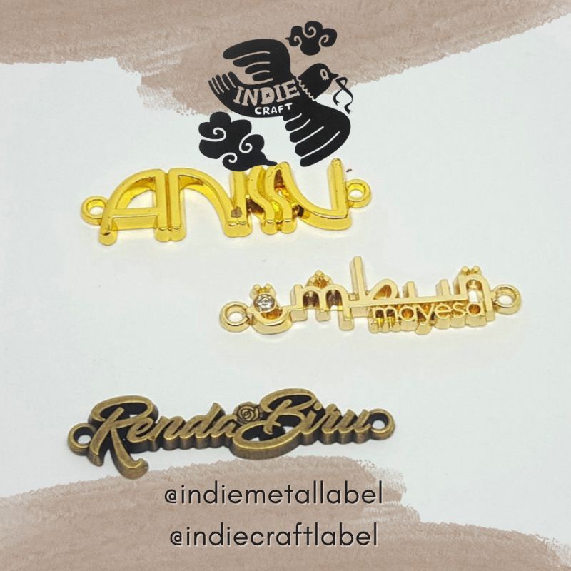 Jual label besi hijab premium anti karat | Shopee Indonesia