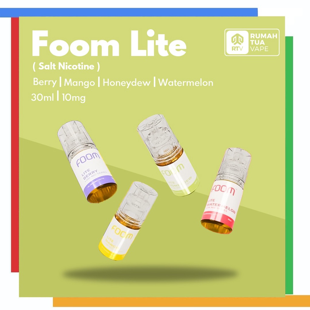 Jual FOOM LITE SERIES 10MG 30ML PREMIUM LIQUID VAPE | Shopee Indonesia