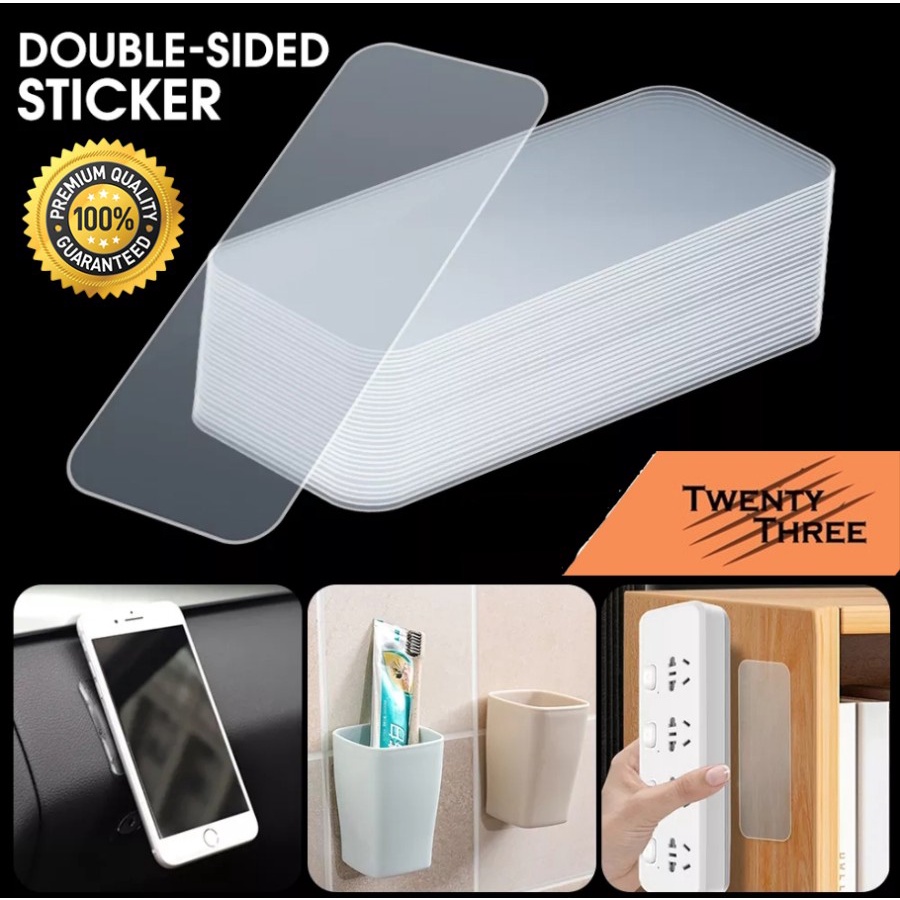 Jual Double Tape Tip Tap Super Kuat Transparan Isolasi Selotip ...