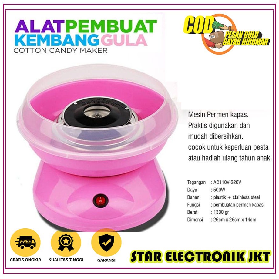 Jual Mesin Alat Pembuat Permen Kapas / Kembang Gula /Cotton Candy Maker ...
