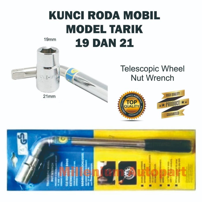 Jual Kunci Pengaman Kunci Roda Mobil Model Tarik Merk Gs Ukuran 19 - 21 ...