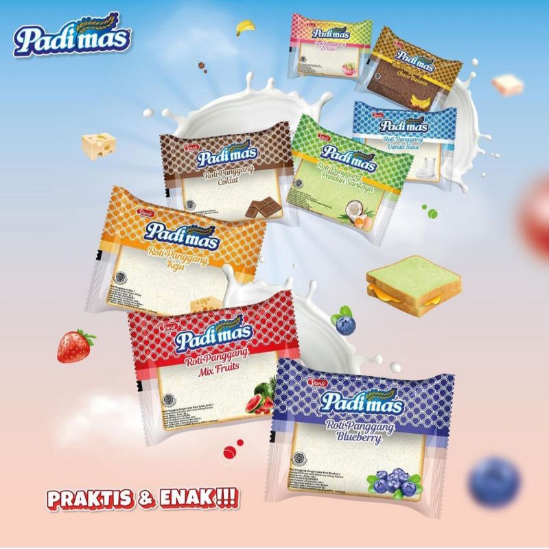 Jual Roti Panggang Padimas All Varian/Padimas Roti Coklat/Ropang ...