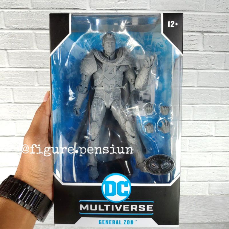 Jual DC MULTIVERSE MCFARLANE PLATINUM EDITION GENERAL ZOD SUPERMAN DC ...