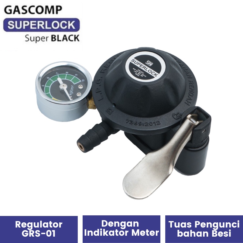 Jual Regulator Gas LPG Superlock dengan Meter Original | Shopee Indonesia
